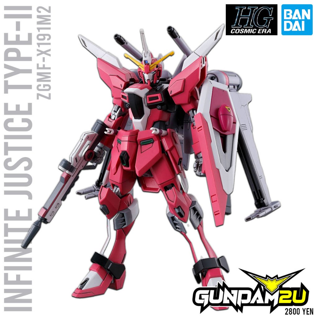 BANDAI 1/144 Infinite Justice Gundam Type II 2 - High Grade Gundam SEED ...