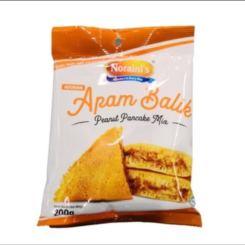 Adunan Apam Balik / Peanut Pancake Mix By Noraini's 200g | Shopee ...