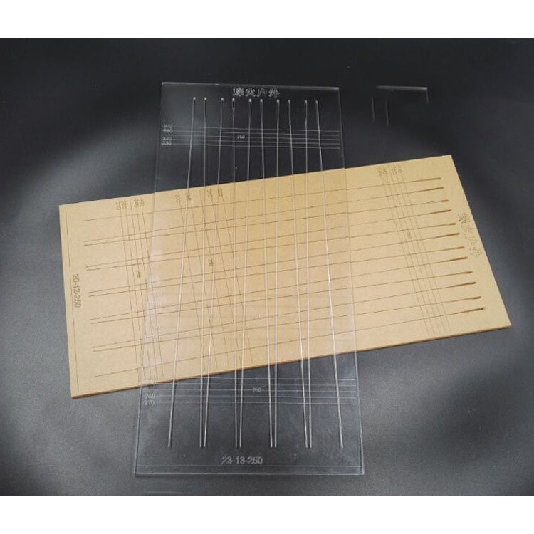 M'Sia Fix Acryl Ruler Template Straight Pembaris Tetap Ukuran Lurus ...