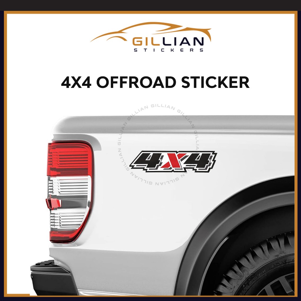 4x4 Stickers Offroad Decal Waterproof for Trucks SUV Hilux Ranger Dmax ...