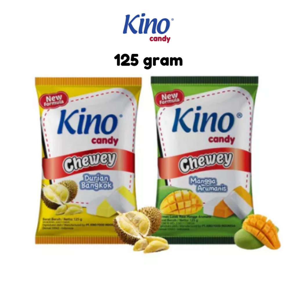 Kino Chewy Candy 125g Rasa Manga (Mango) Durian Bangkok | Shopee ...