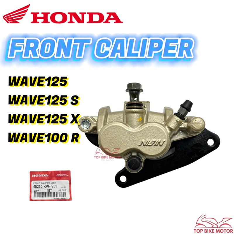 HONDA WAVE 125 WAVE125 W125 FRONT BRAKE CALIPER ASSY ( RIGHT ) DISC ...