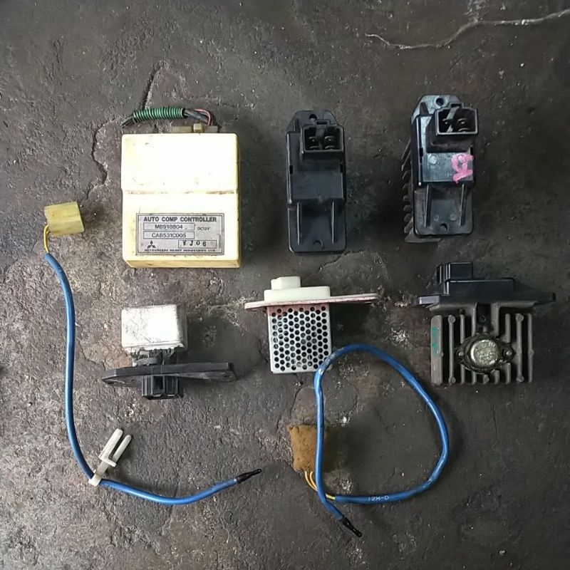 Resistor, auto Comp controller & aircond thermistor For Mitsubishi evo ...