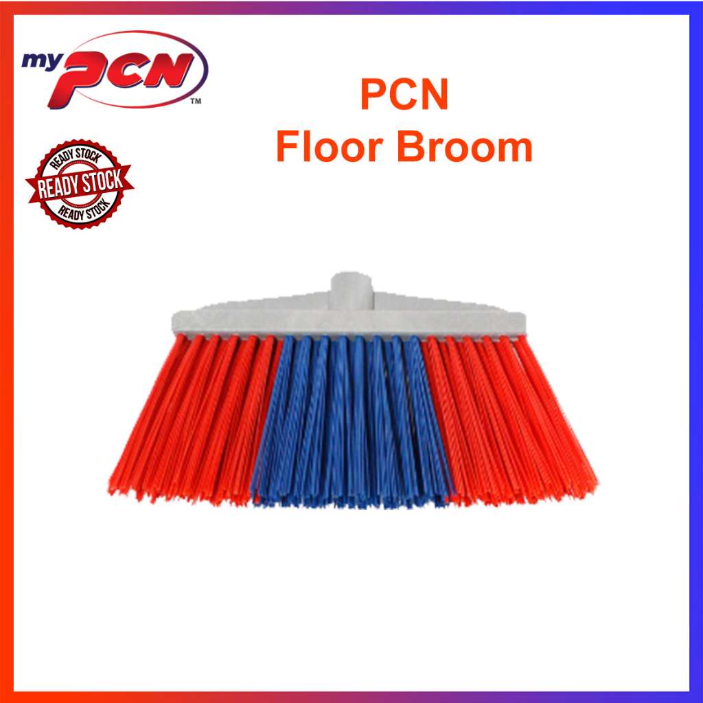 PCN Plastic Hard Broom (粗丝原子扫头)/ Penyapu Lantai Keras | Shopee Philippines