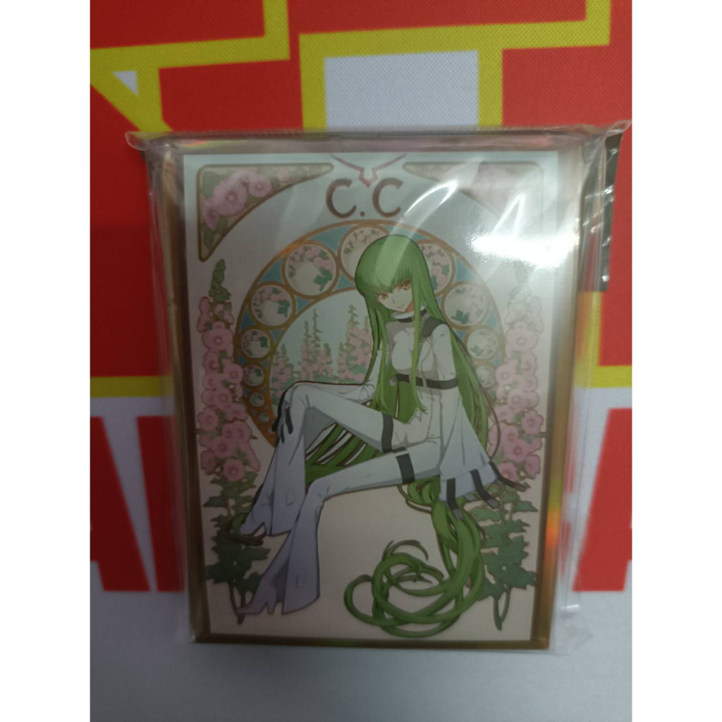 Code Geass C.C. Gloss Sleeve 反叛的魯路修C.C.闪卡套 6.7cmx9.2cm (Anime Card ...