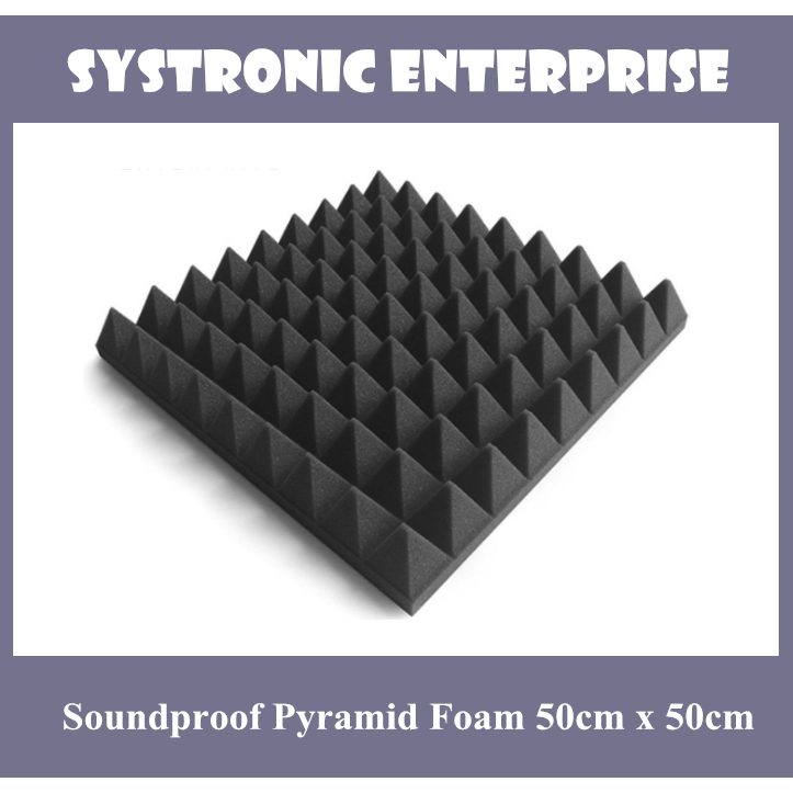 High Quality Soundproof Pyramid Foam 50cm x 50cm | Shopee Philippines