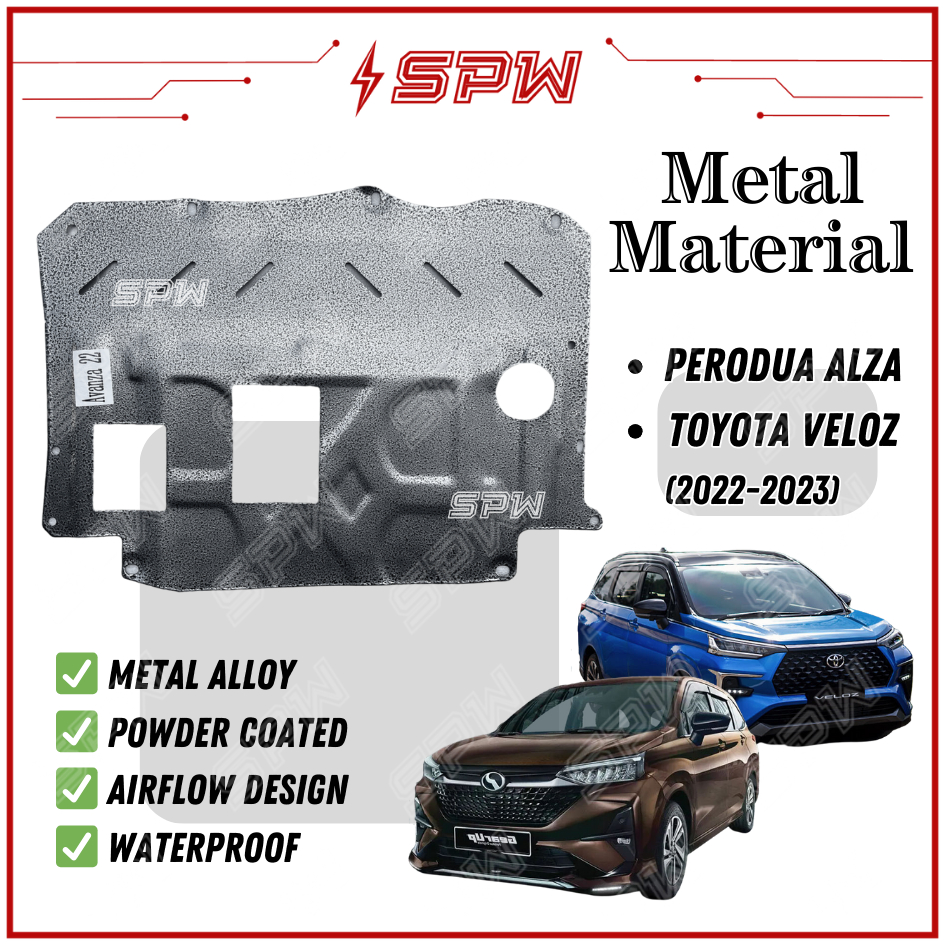 Perodua Alza Toyota Veloz Lower Under Engine Cover Metal Alloy (Powder ...