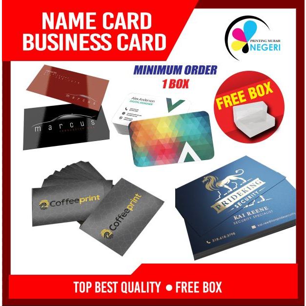 NAME CARD / BUSINESS CARD / KAD NAMA | Shopee Philippines