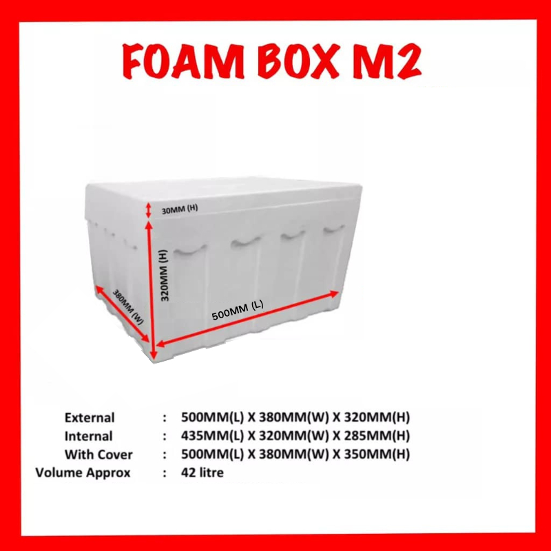 Styrofoam Polystyrene Box Fish Box Ice Box Insulation Box M2 保丽龙 保温箱 ...