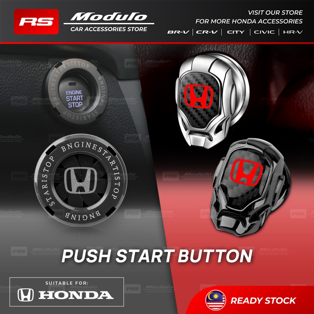 HONDA PUSH START BUTTON COVER HRV CITY GN2 HATCHBACK CIVIC FE FC CRV G6 ...