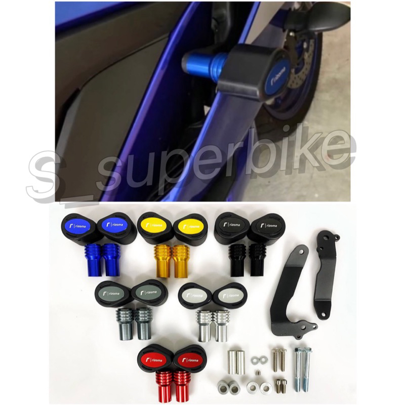 R25 V2 2019 BODY SLIDER YAMAHA PROTECT PROTECTOR SIDE TEPI GUARD CRASH ...