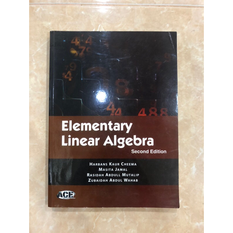 Elementary Linear Algebra (2nd Edition) | Shopee Philippines