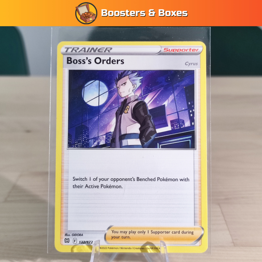 Boss's Orders (Cyrus) (132/172) [Pokemon Theme Deck Exclusives ...