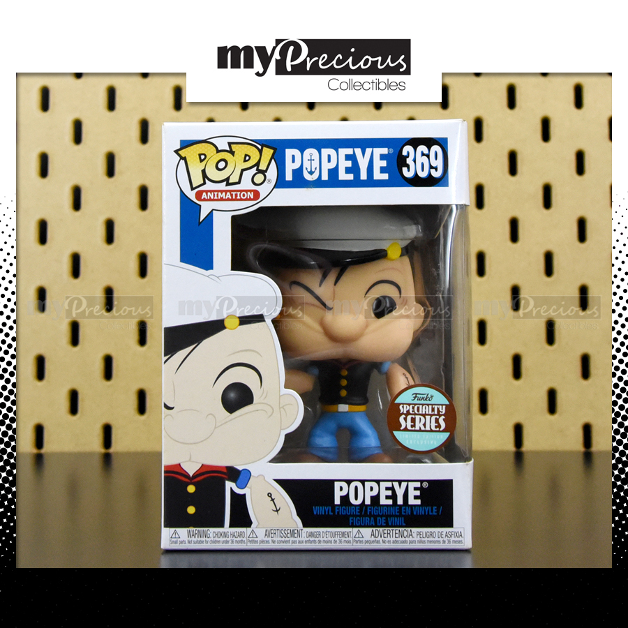Funko Pop Animation 369 Popeye Specialty Series Limited Exclusive Vaulted Pop! Vinyl | Shopee ...
