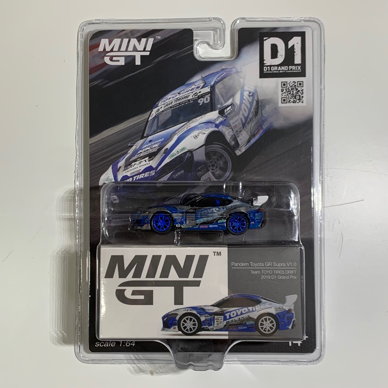 MINI GT 233 Pandem Toyota GR Supra V1.0 Team TOYO TIRES DRIFT 2019 D1 ...