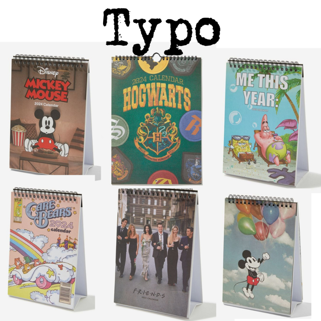 TYPO Calendar 2024 with Vouchers | Shopee Philippines