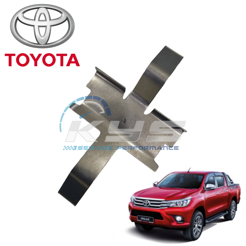 FRONT WHEEL DISC BRAKE CALIPER BOLT PINS CLIP TOYOTA HILUX REVO 2.4 2.8 ...