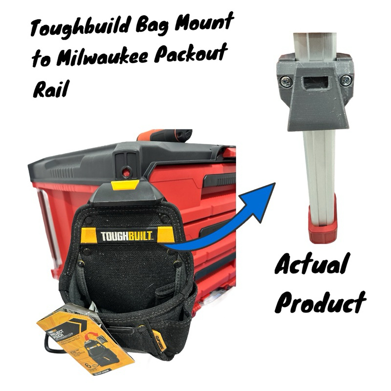 Toughbuilt Bag Mount To Milwaukee Packout Rail | Shopee Philippines