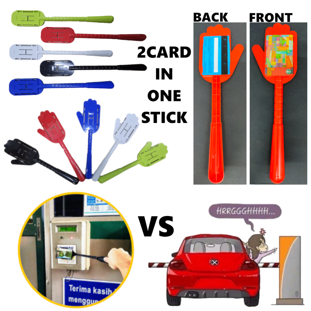 Car Parking Toll Stick 2 Card In One Stick Touch and Go Pass Card ...