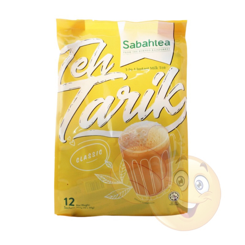 Sabah Tea 3 in 1 Pull Tea 360g (30g X 12 Sachets) | Shopee Philippines