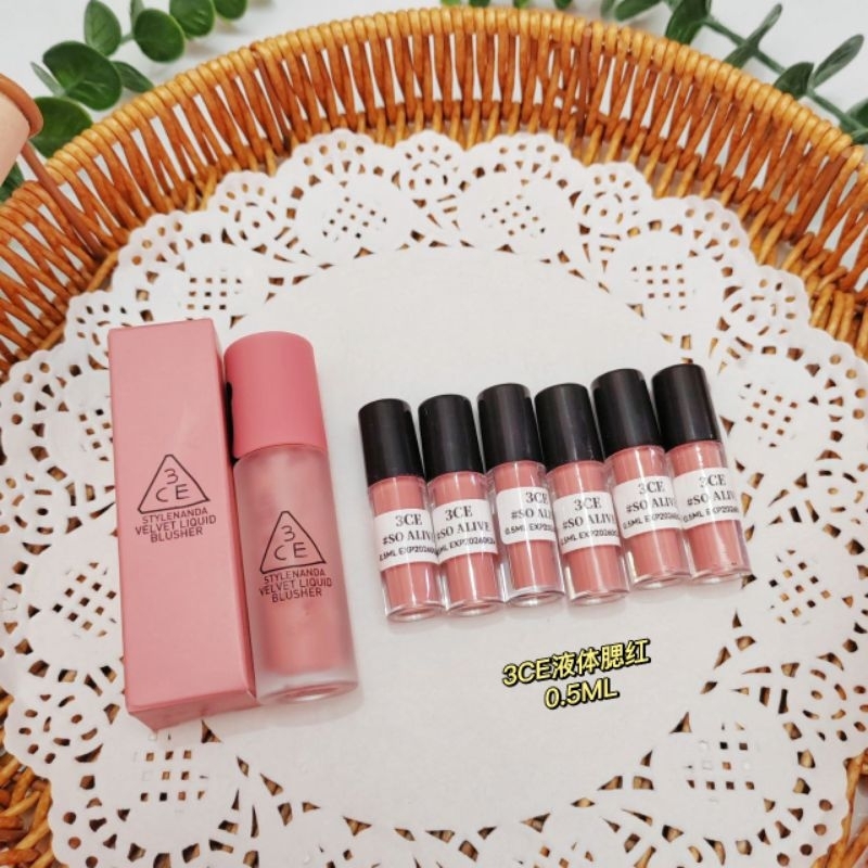 3CE VELVET LIQUID BLUSHER SUBPACKAGE 【3CE液体腮红】 | Shopee Philippines