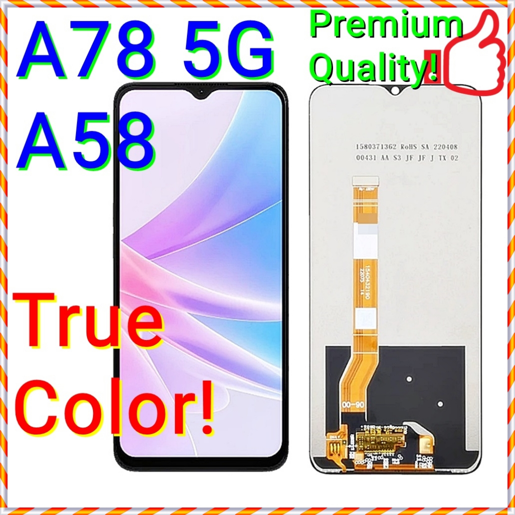 NEW IPS LCD Display Touch Screen Digitizer Full Set for Oppo A78 5G ...