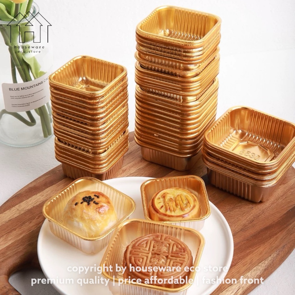 Square Dessert Mooncake Packaging Box / Moon Cake Plastic Tray Casing ...