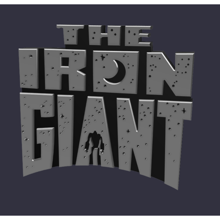 THE IRON GIANT 3D Logo Or Fridge Magnet | Shopee Philippines