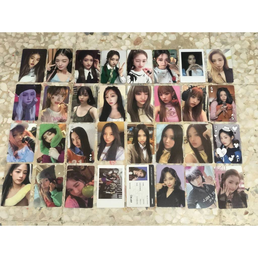Newjeans Blackpink Ive Aespa Lesserafim Kep1er Kissoflife Photocards ...