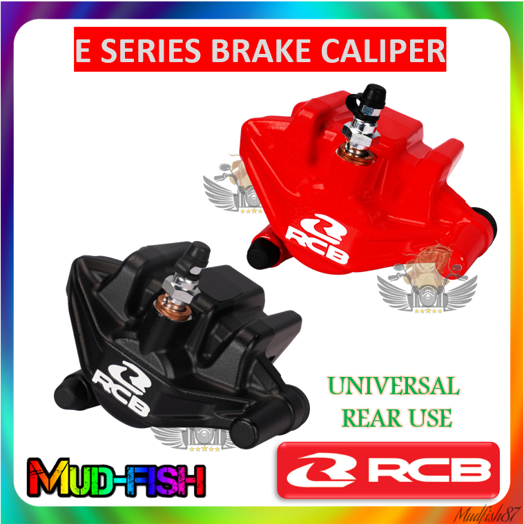 RCB UNIVERSAL E-45 SERIES BRAKE CALIPER ANGKUP BREK BELAKANG RED BLACK ...