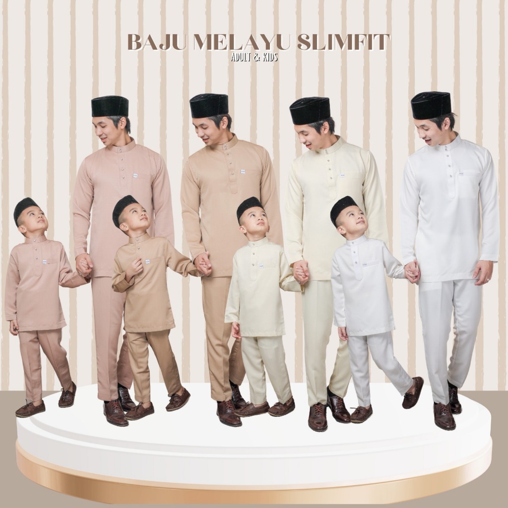 BAJU Melayu Slim fit Sakura in 4 COLOUR BAJU MELAYU RAYA BY MOFF2U ...