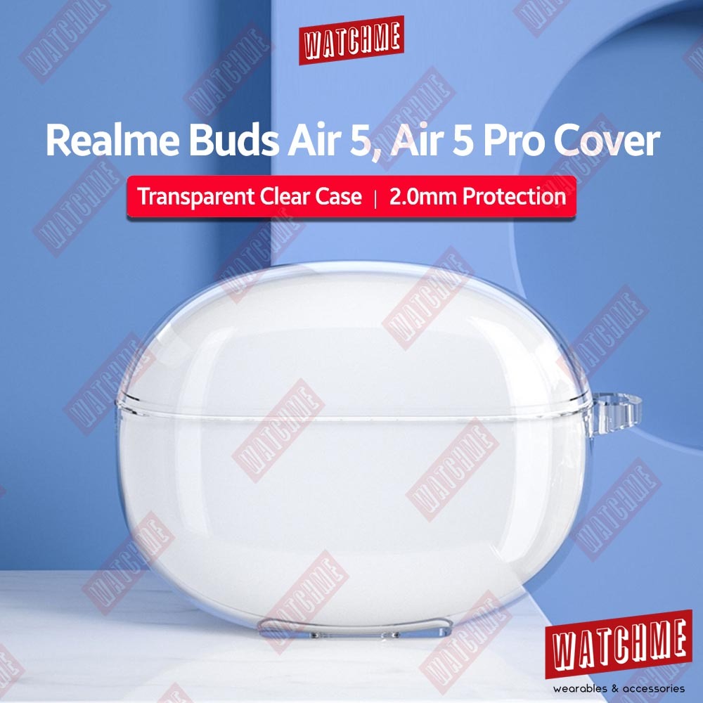 Realme Buds Air 5 Pro, Air 5 Case, Transparent Clear Cover, 2.0mm ...