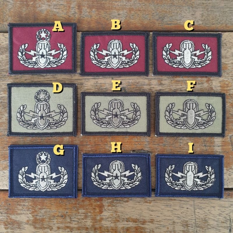 US EXPLOSIVE ORDNANCE DISPLOSAL [EOD] Embroidery Patches (02). | Shopee ...