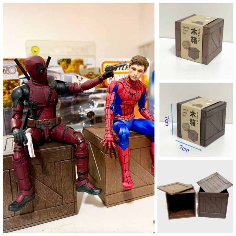 Daiso miniature wooden box 1/12 | Shopee Philippines