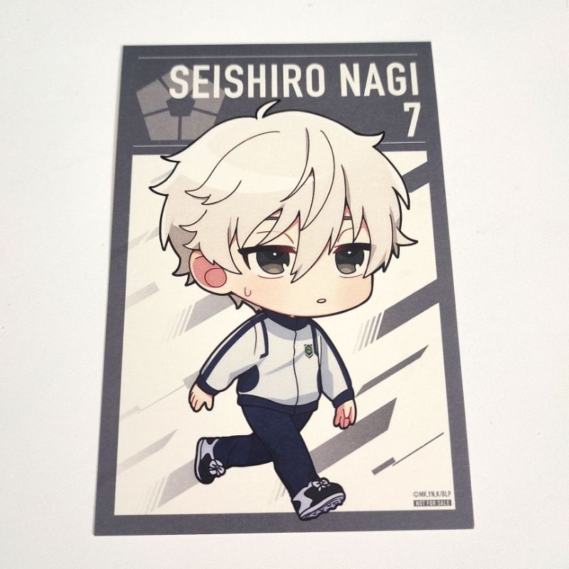 Blue Lock official merch Nagi Seishiro postcard anime goods 蓝色监狱 凪 明信片 ...