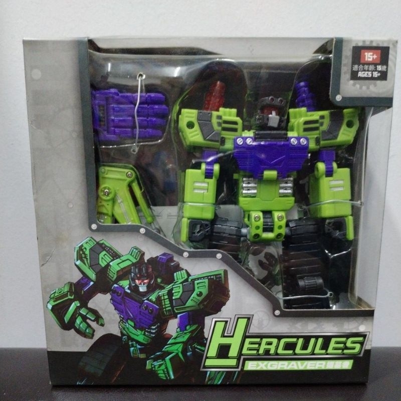 TFC TOYS MIGHTY HERCULES EXGRAVER 掘墓者 TRANSFORMERS ROBOT | Shopee ...