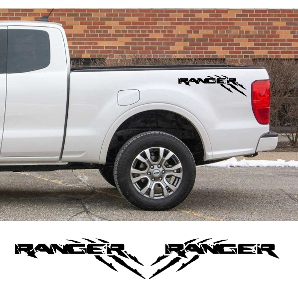 Pickup Box Side Sticker For Ford Ranger Raptor Sticker Car Truck Rear ...