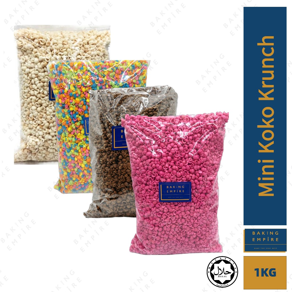 Mini Coco Crunch ( Chocolate/White/Rainbow/Ruby Strawberry ) 1kg & 500g ...