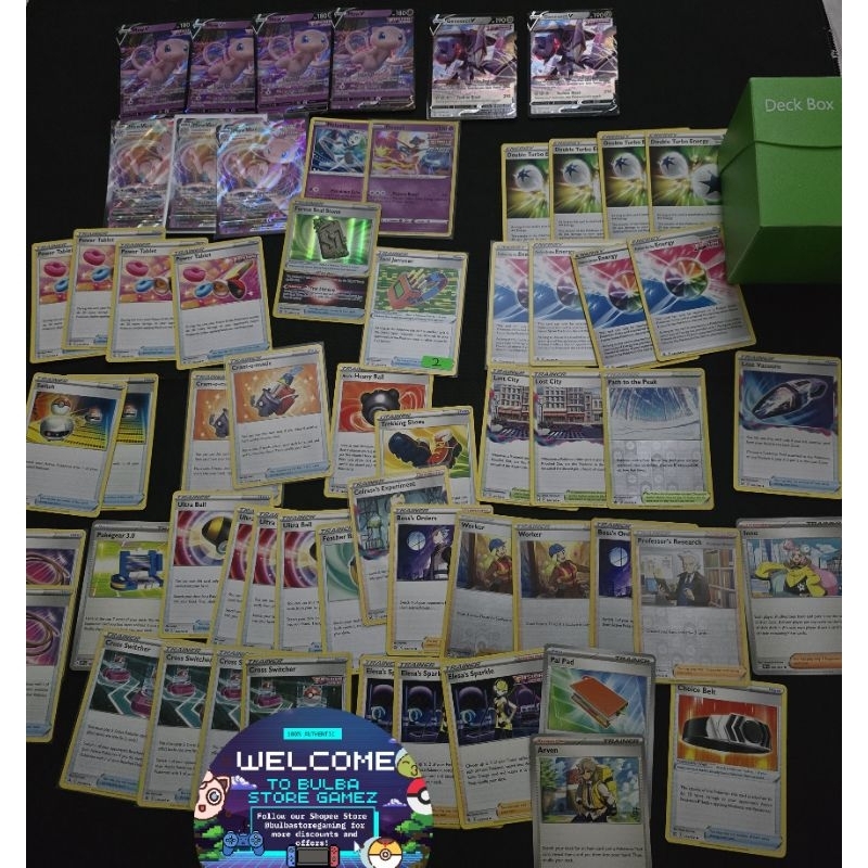 to Play Pro Competitive Mew Vmax Deck (60 Cards) Meta Deck | Shopee ...