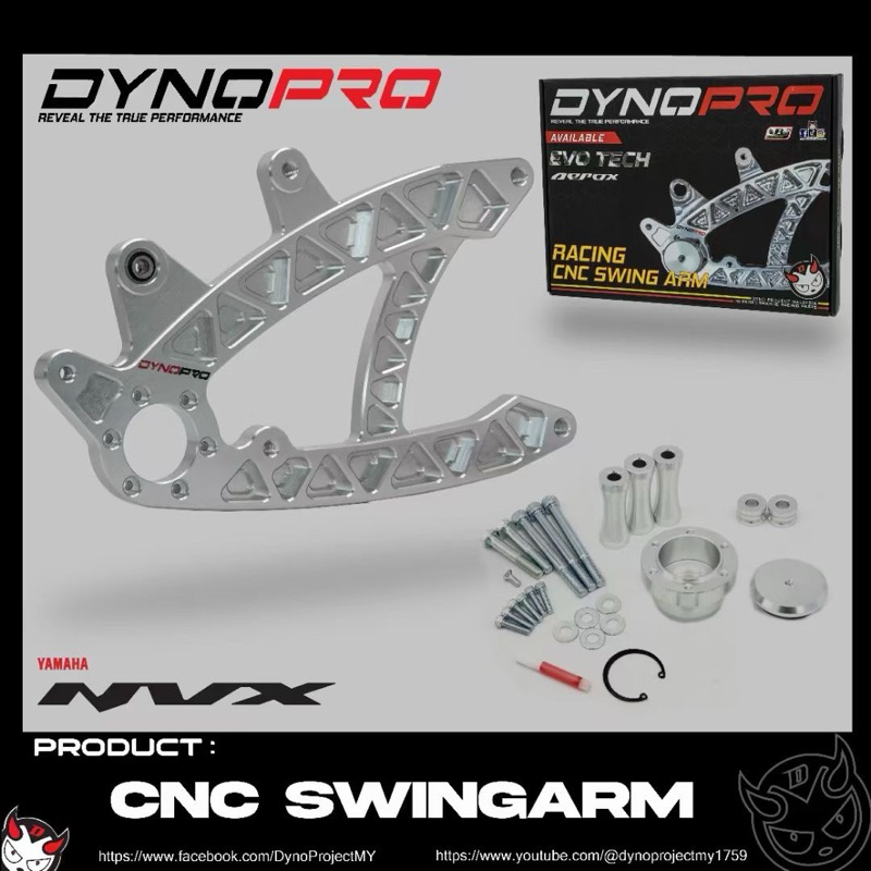 DYNOPRO EVO TECH RACING CNC SWING ARM NVX-AEROX V2 | Shopee Philippines