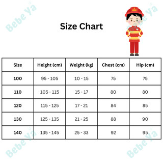Firefighter Costume Kids - Bomba Uniform Fireman Baju Bomba Lengan ...