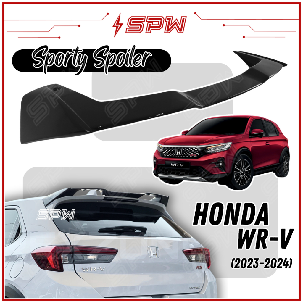 Honda WRV WR-V (2023-2024) Spoiler Rear Trunk Lip Top Spoiler Spoilers ...