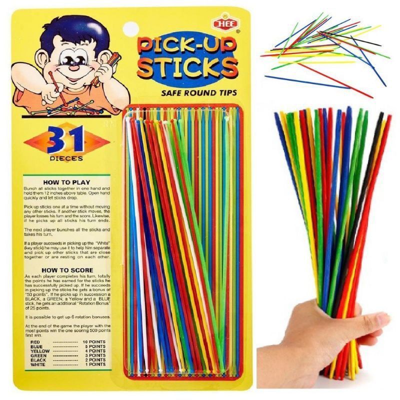 Classic Colorful Pick Up Sticks | Shopee Philippines