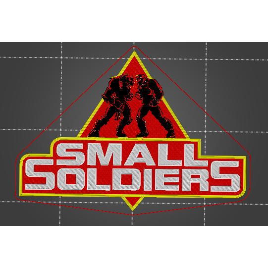 Small Soldiers 3D Logo Or Fridge Magnet Ver 2 | Shopee Philippines