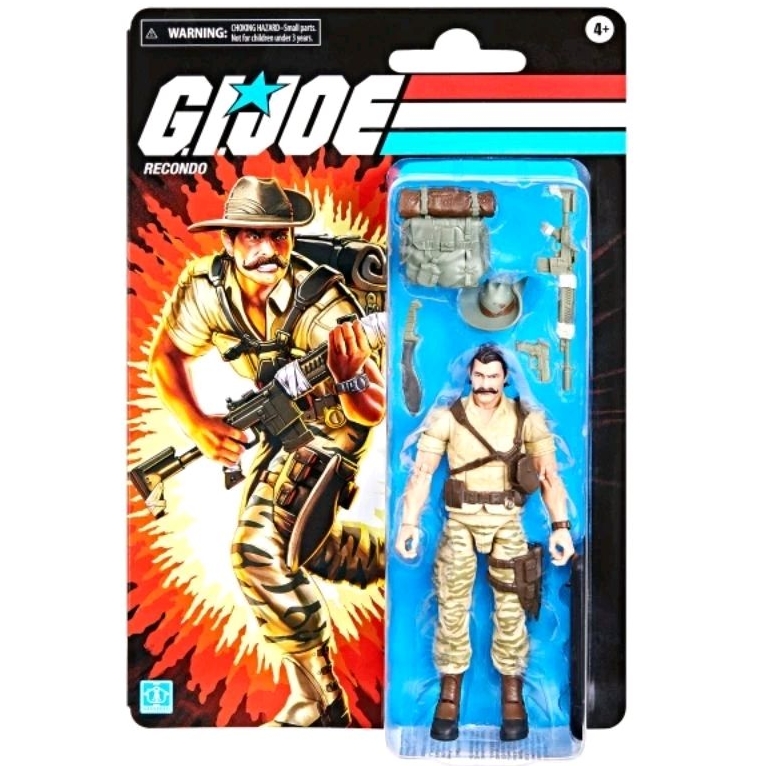 G.I. Joe Classified Series Retro Cardback Scarlett Recondo Duke 6 Inch ...