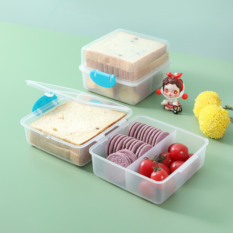 Plastic Sandwich Containers,Easy Open & Close , Lunch Boxes, Food ...