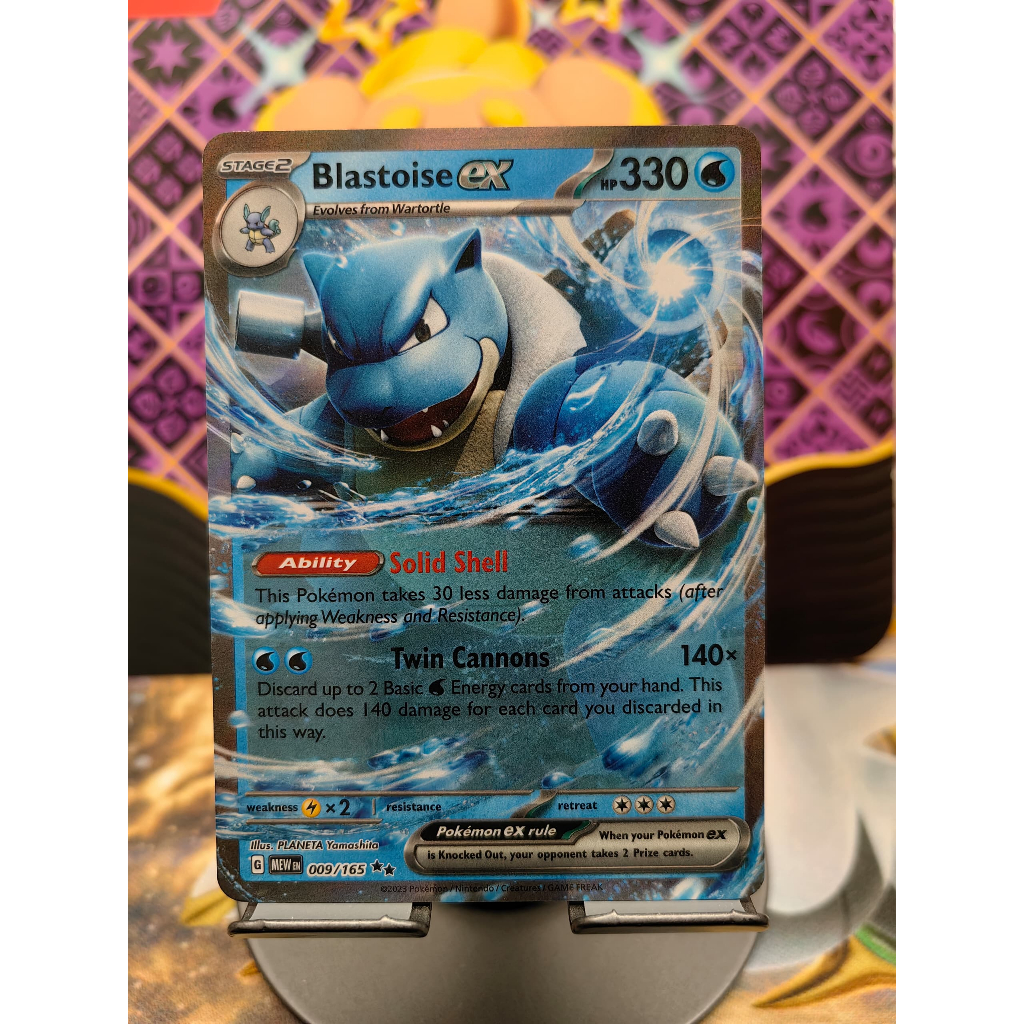 Blastoise ex - 009/165 - SV: Scarlet & Violet 151 (MEW) | Shopee Philippines