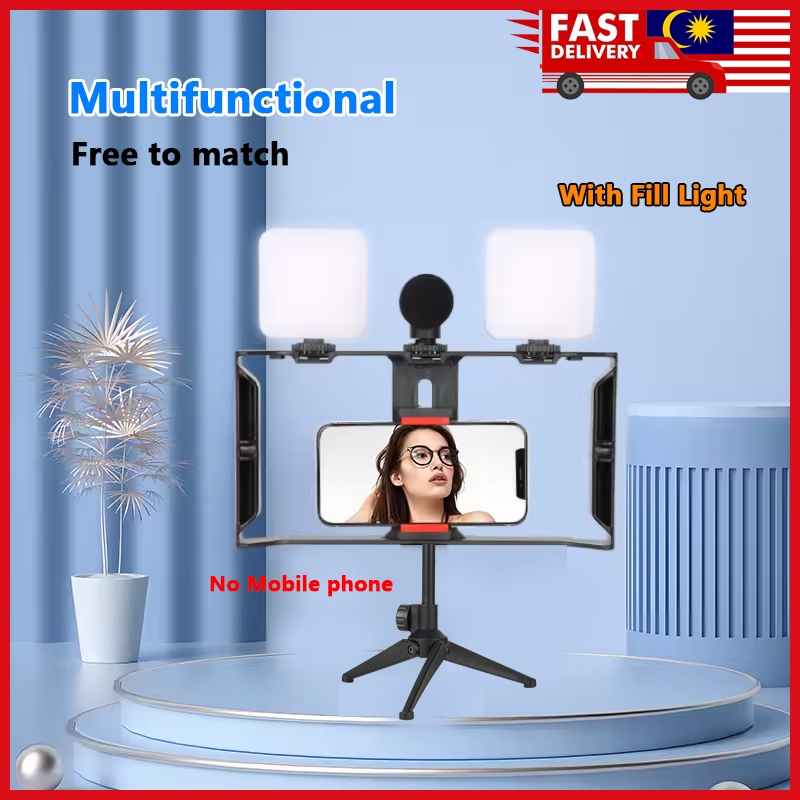 Flexible Portable Smartphone Camera Phone Wireless Remote Tripod Led ...