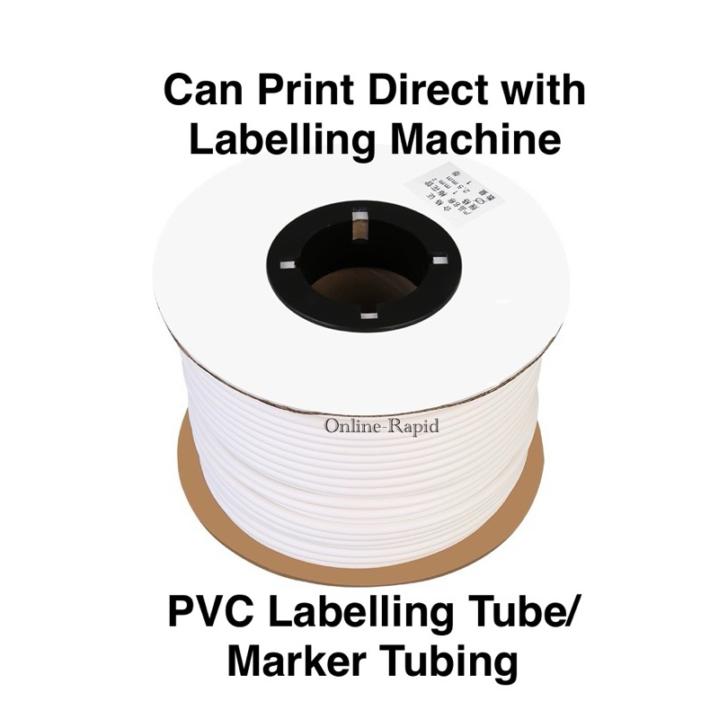 PVC Marking Tube Labelling Tube Label Tube Printer Labelling White Tube ...