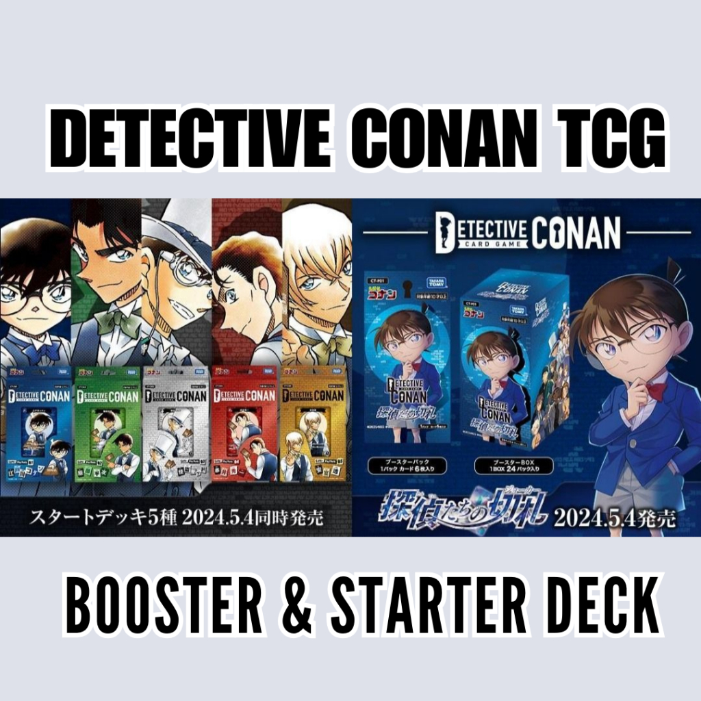 Conan TCG Takara Tomy Detective Conan Booster Box & Start Deck | Shopee Philippines
